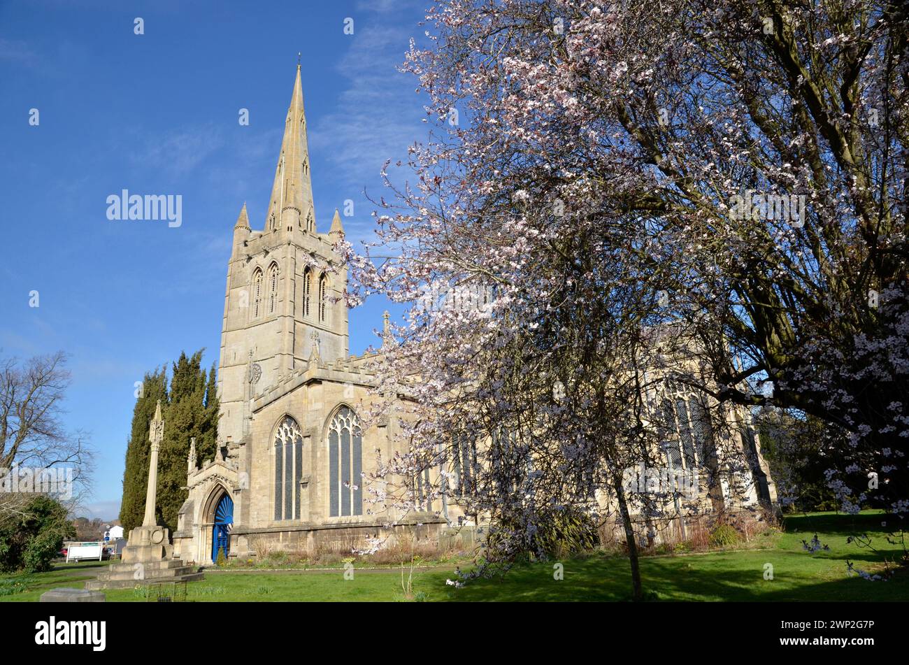 All Saints Church in Oakham, Rutland Stock Photo - Alamy
