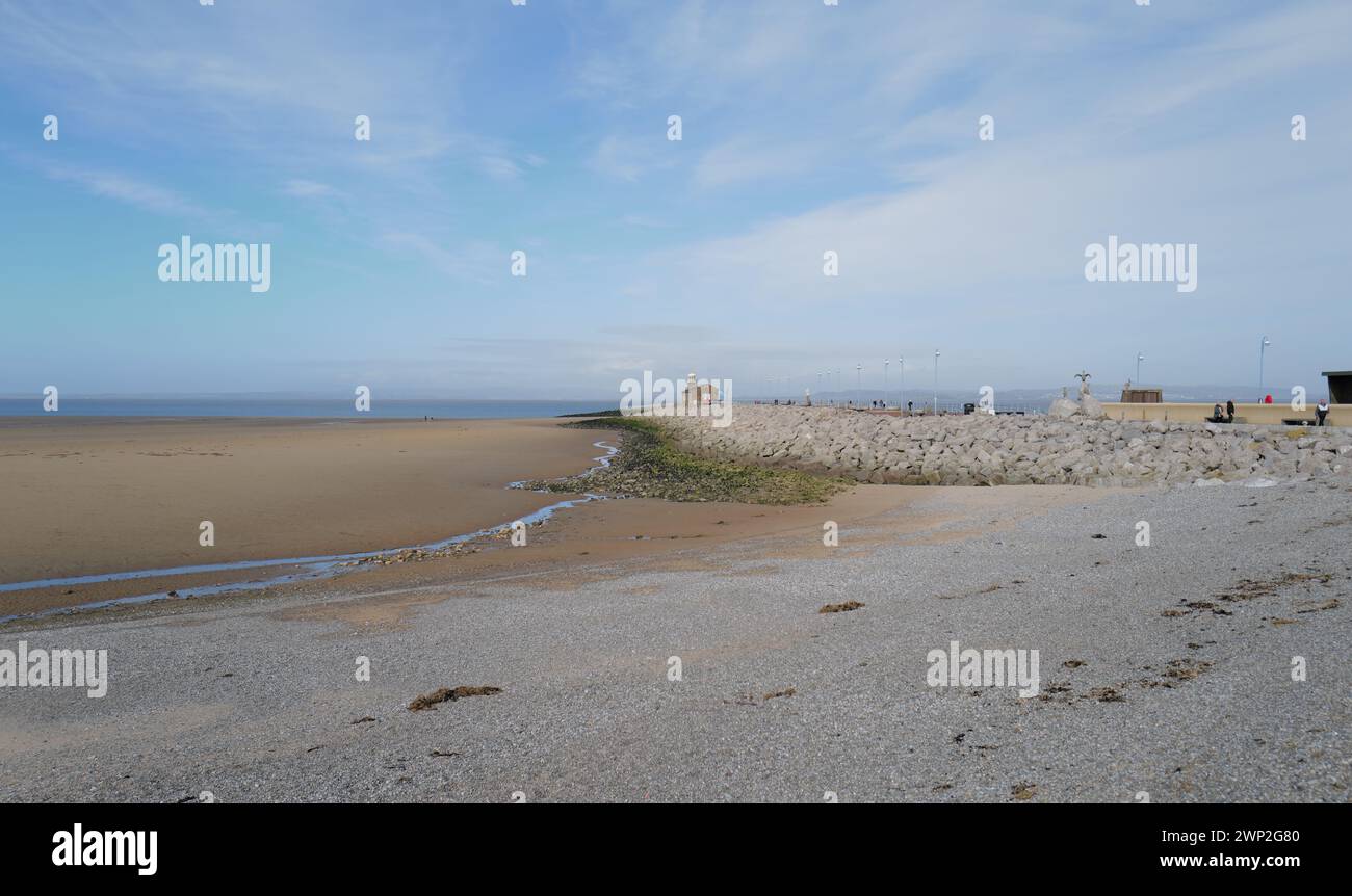 General view of Morecambe Bay and the beach Stock Photo - Alamy