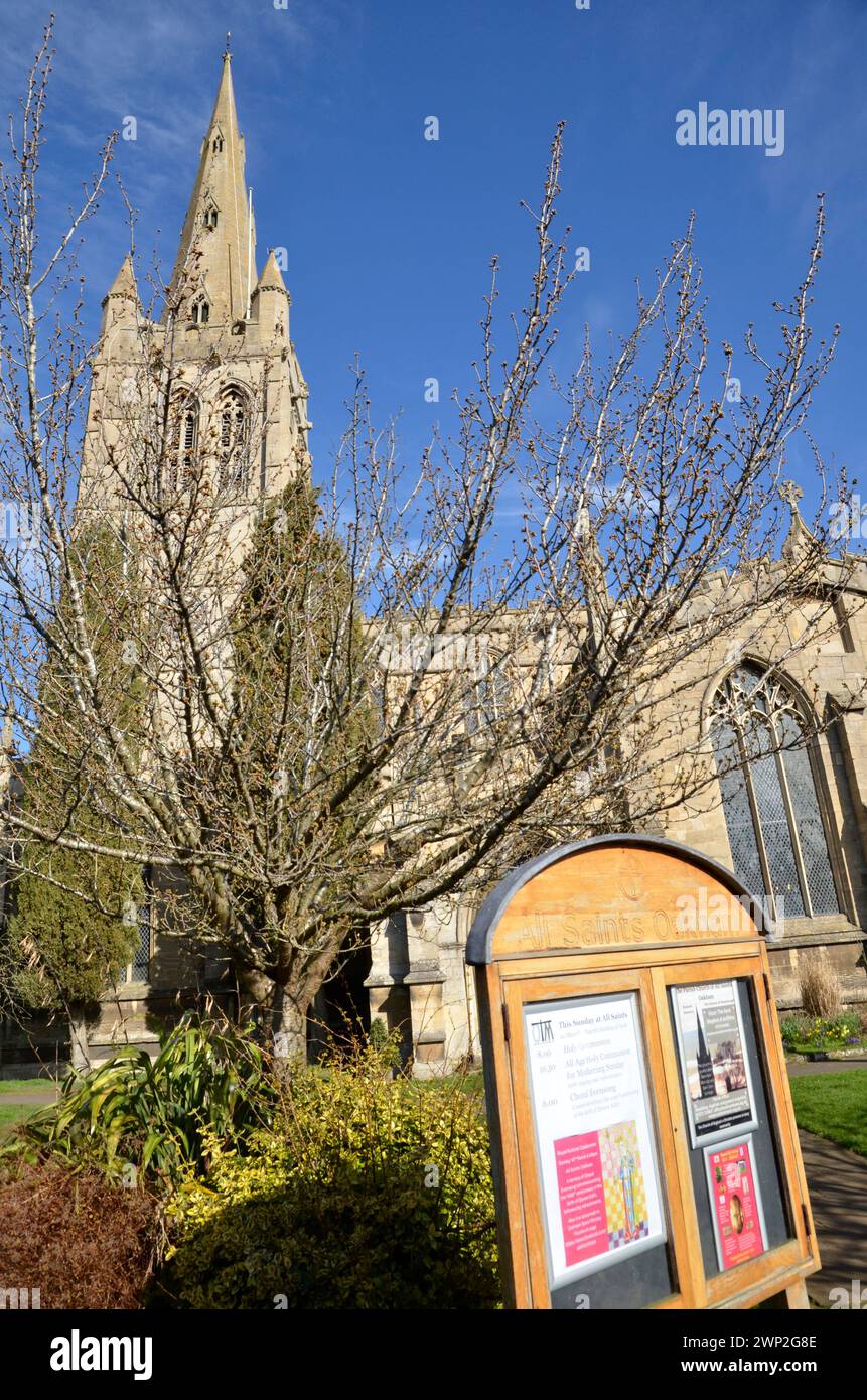 All Saints Church in Oakham, Rutland Stock Photo - Alamy