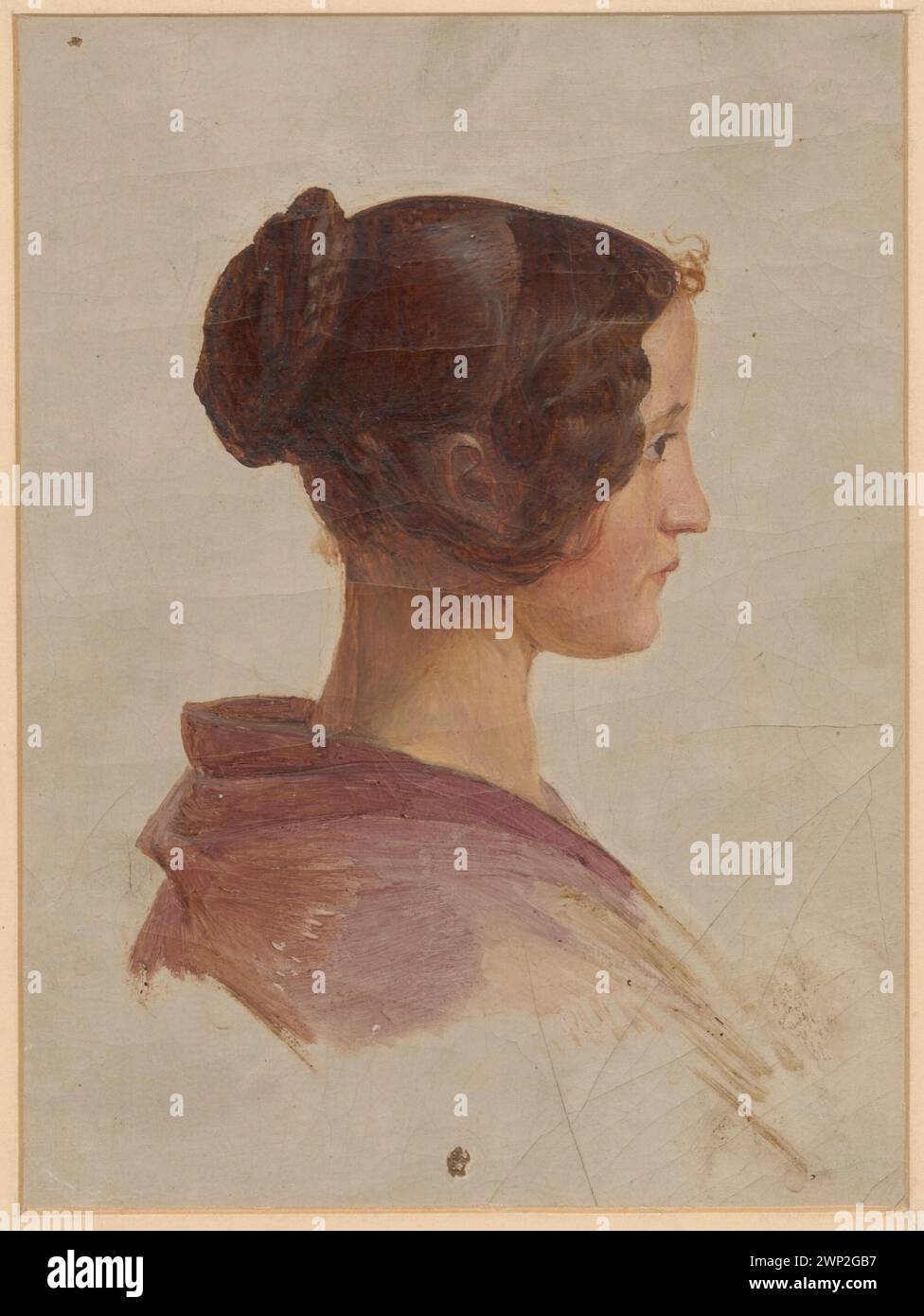 Portrait of Elise Hamacher, artist's fiancée; Schall, Raphael (1815 ...