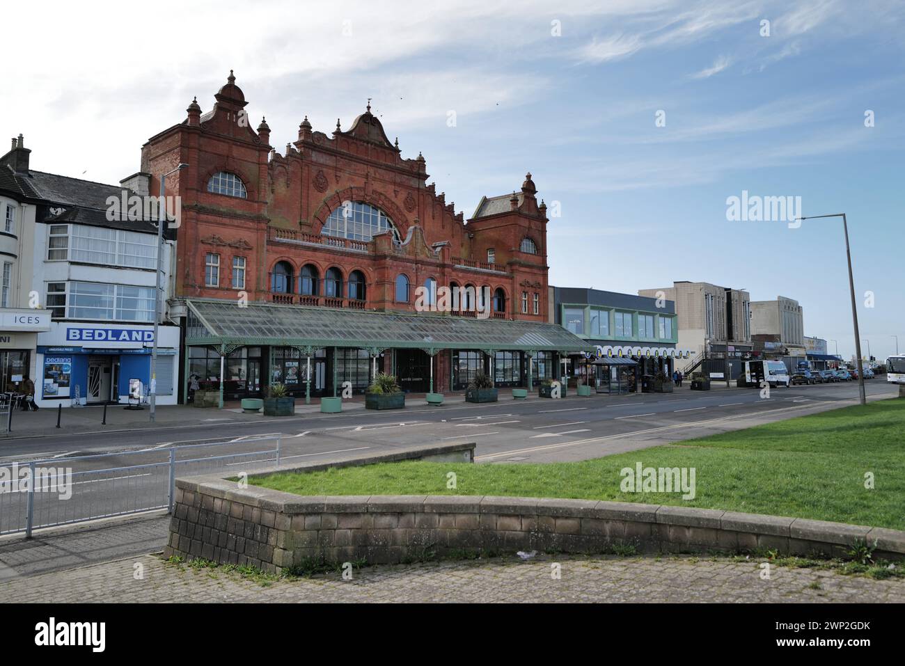 The Winter Gardens and Pleasure Land amusement arcade in the seaside ...