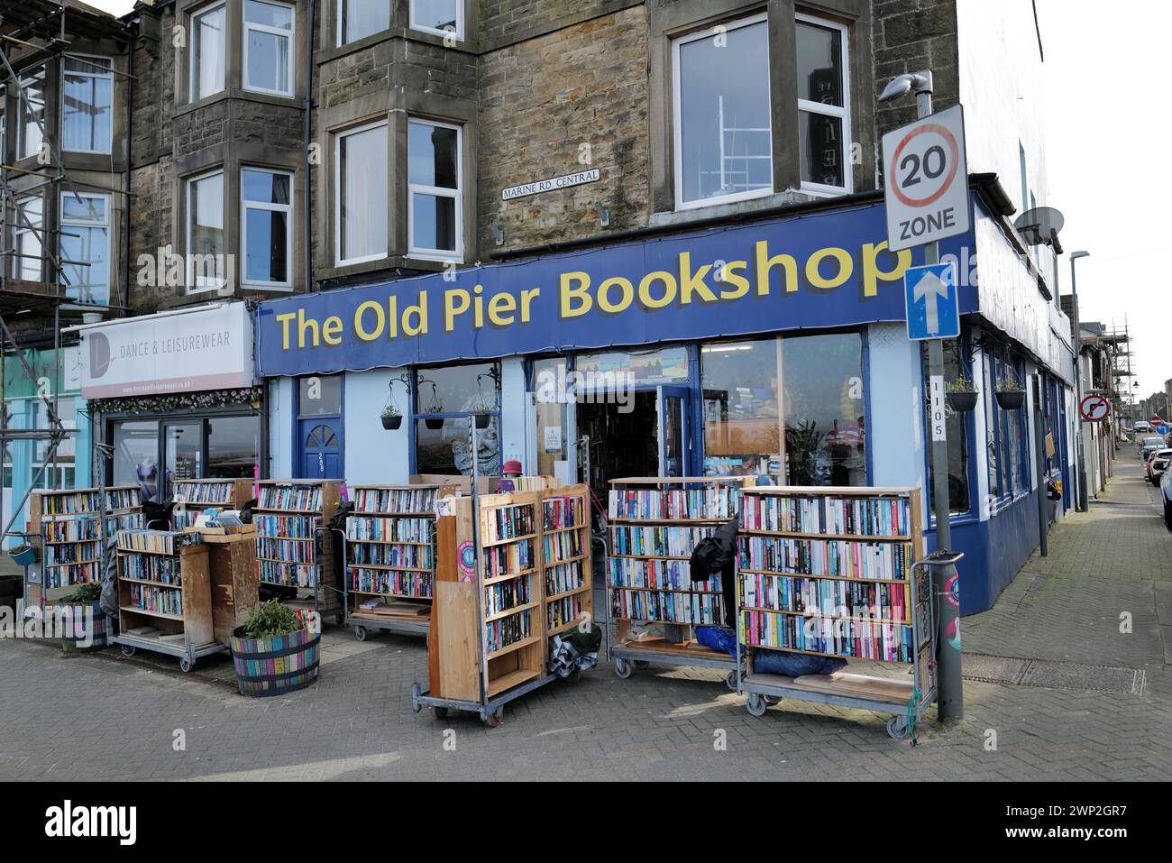 Then Old Pier Bookshop in the seaside town of Morecambe, North West England Stock Photo - Alamy