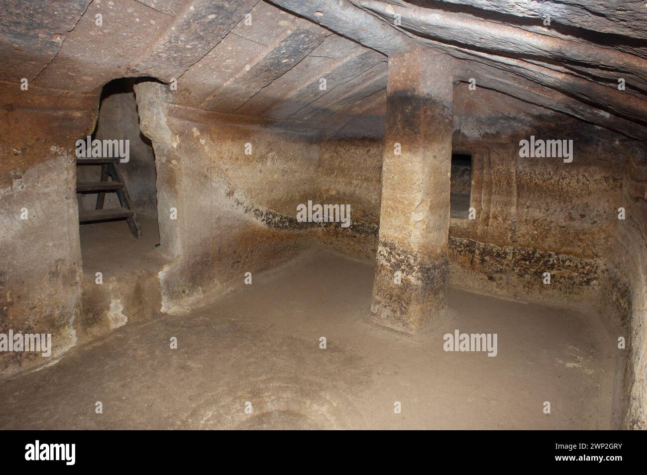 8 February 2023 - Italy, Sassari, Sardinia, Putifigari, domus de janas ...