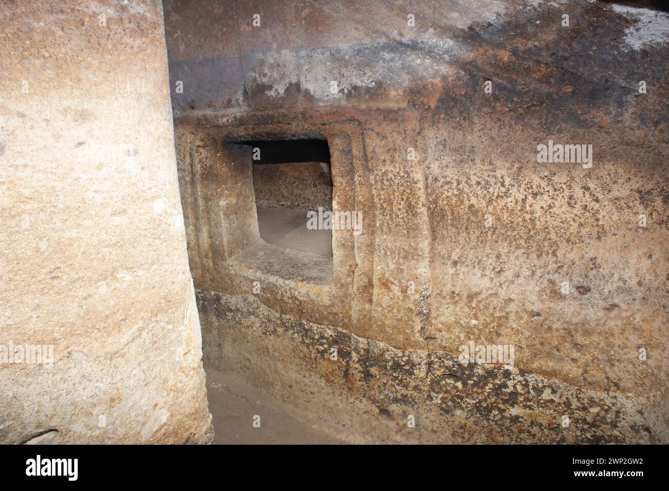 8 February 2023 - Italy, Sassari, Sardinia, Putifigari, domus de janas ...