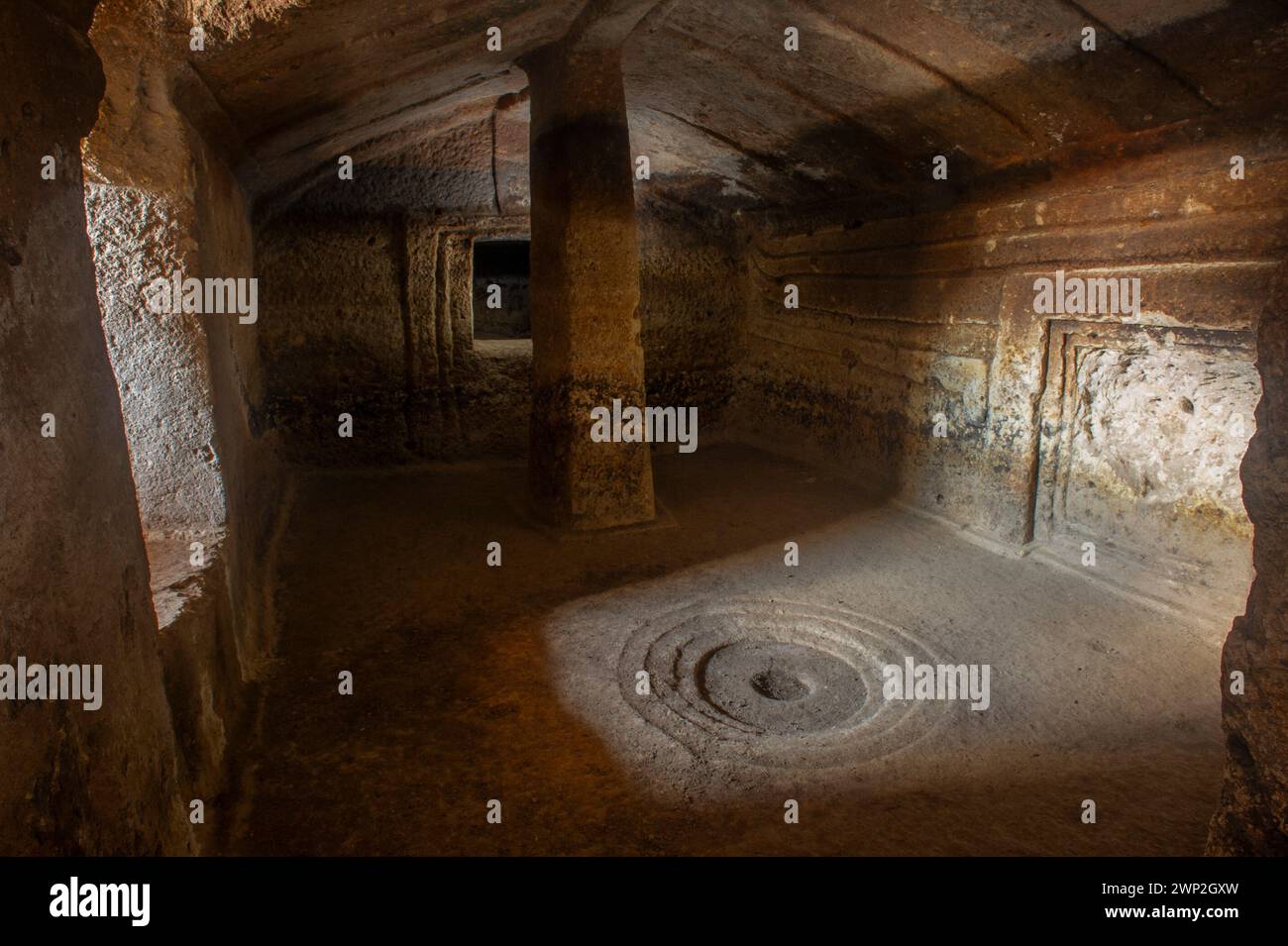 8 February 2023 - Italy, Sassari, Sardinia, Putifigari, domus de janas ...