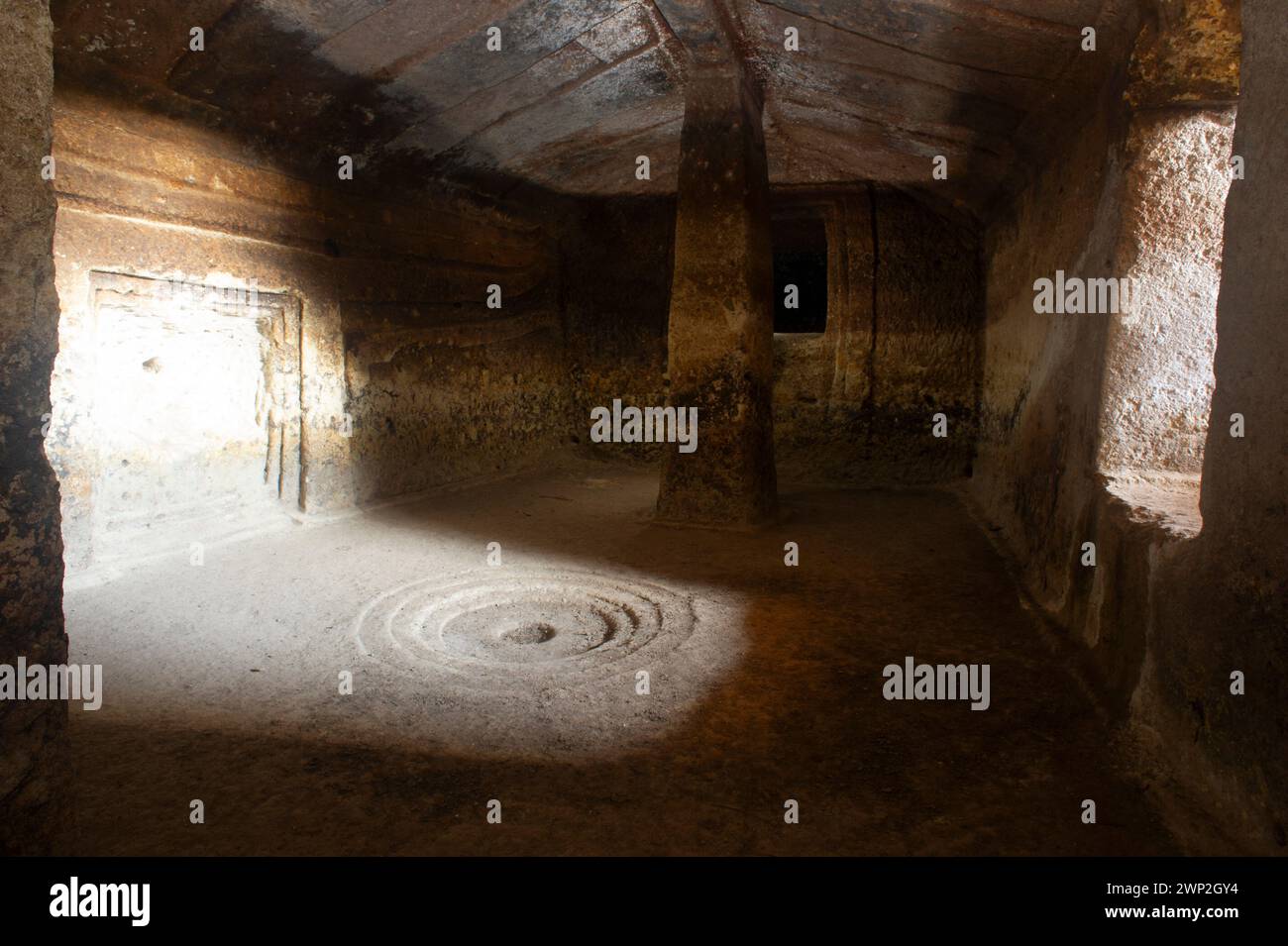 8 February 2023 - Italy, Sassari, Sardinia, Putifigari, domus de janas ...