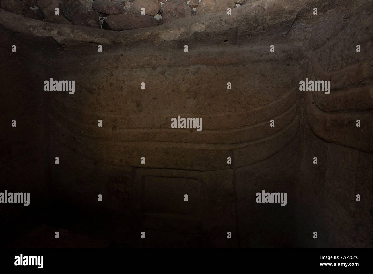 8 February 2023 - Italy, Sassari, Sardinia, Putifigari, domus de janas ...