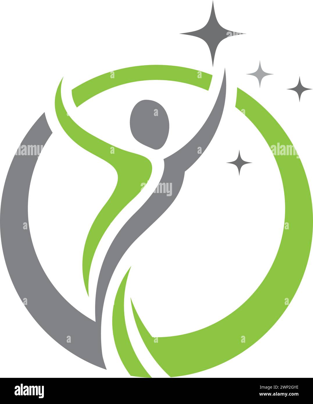 Human character logo sign Health care logo sign. Nature logo sign ...