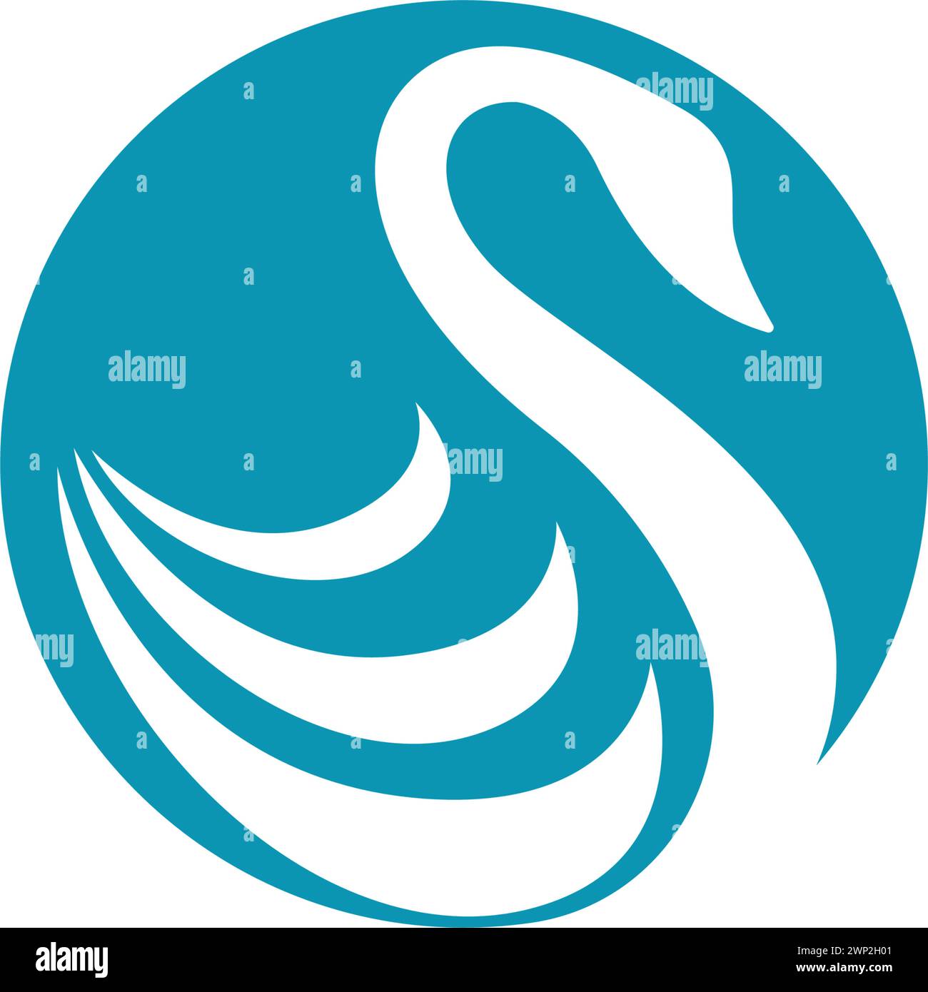 Swan logo Template vector illustration design Stock Vector Image & Art ...