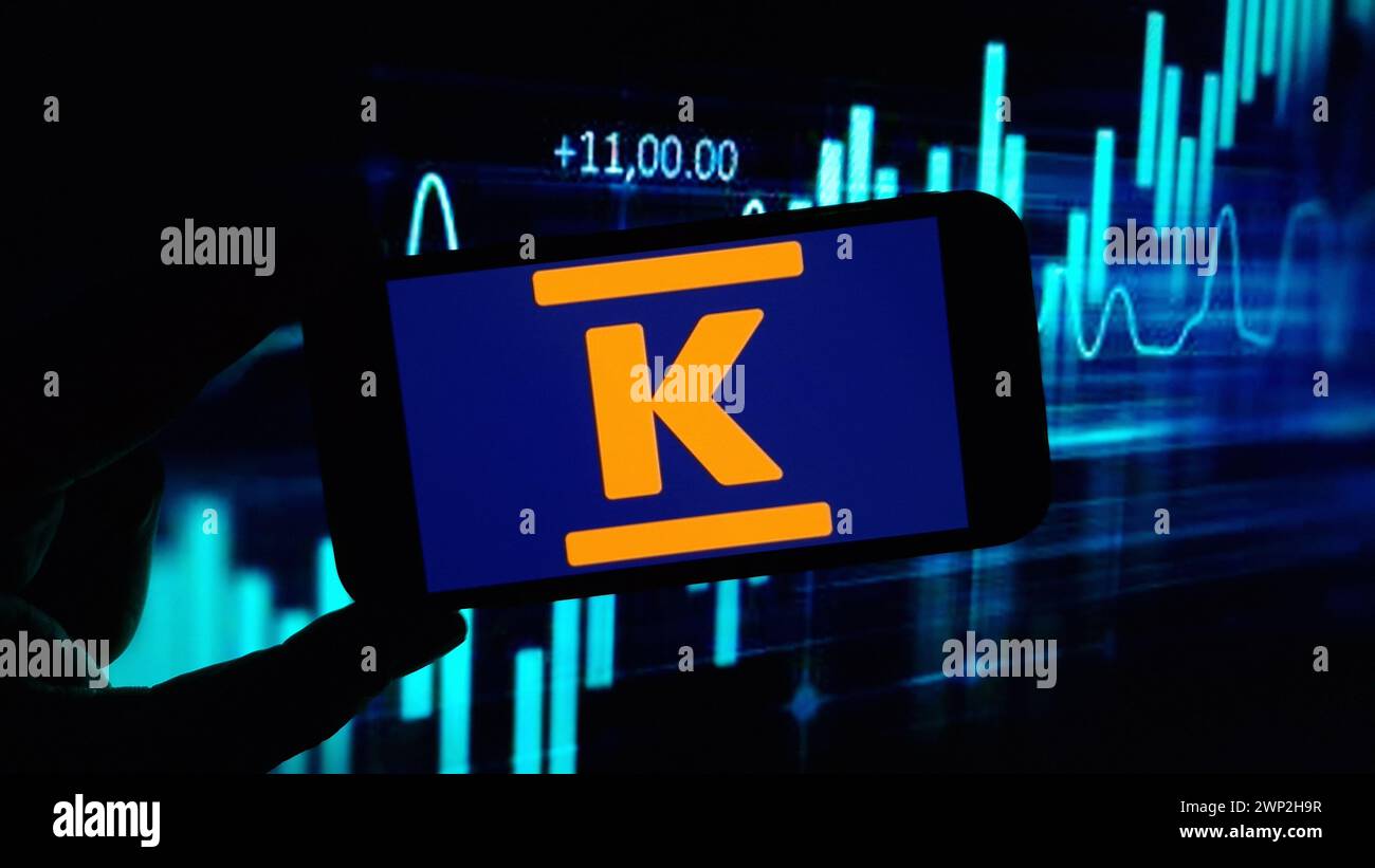 Konskie, Poland - March 03, 2024: Kesko company logo displayed on ...