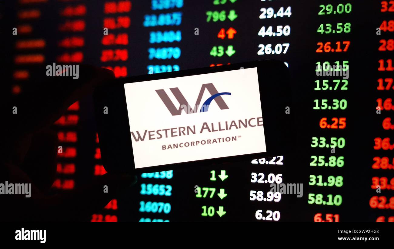 Konskie, Poland - March 03, 2024: Western Alliance Bancorporation ...