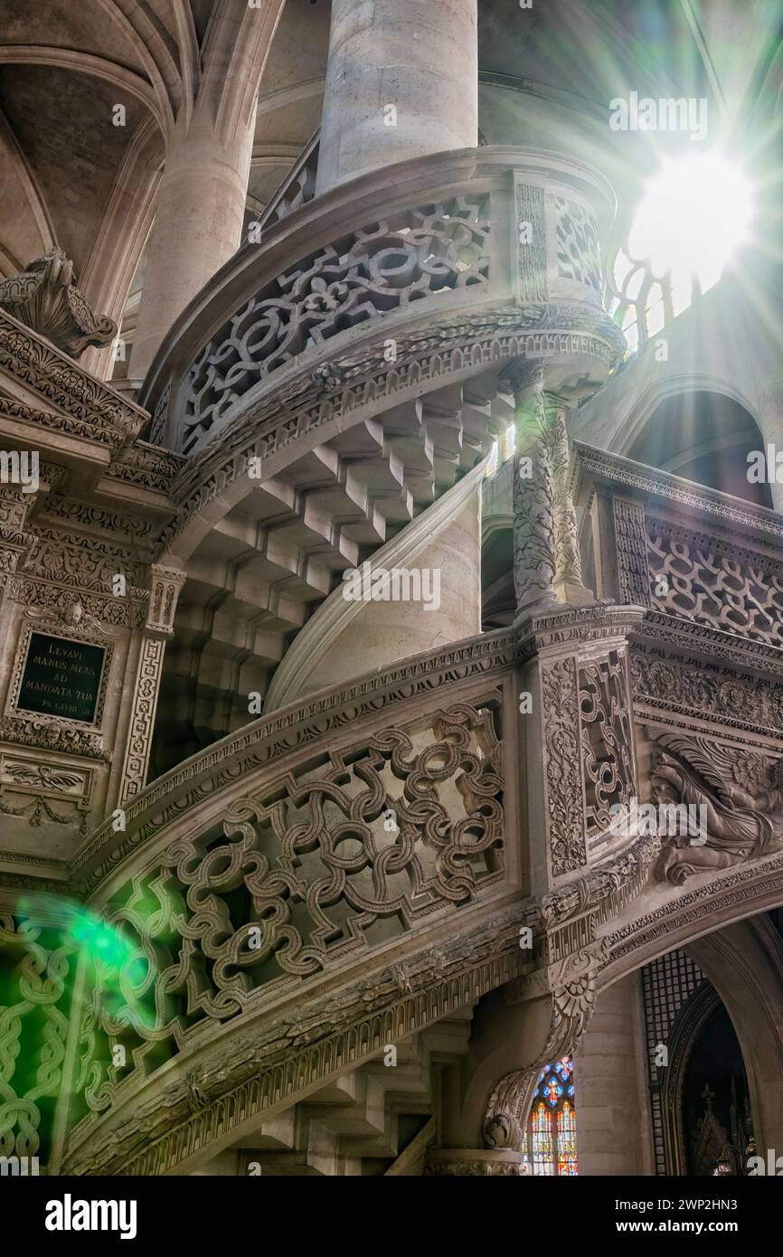Ornate church stairs hi-res stock photography and images - Alamy