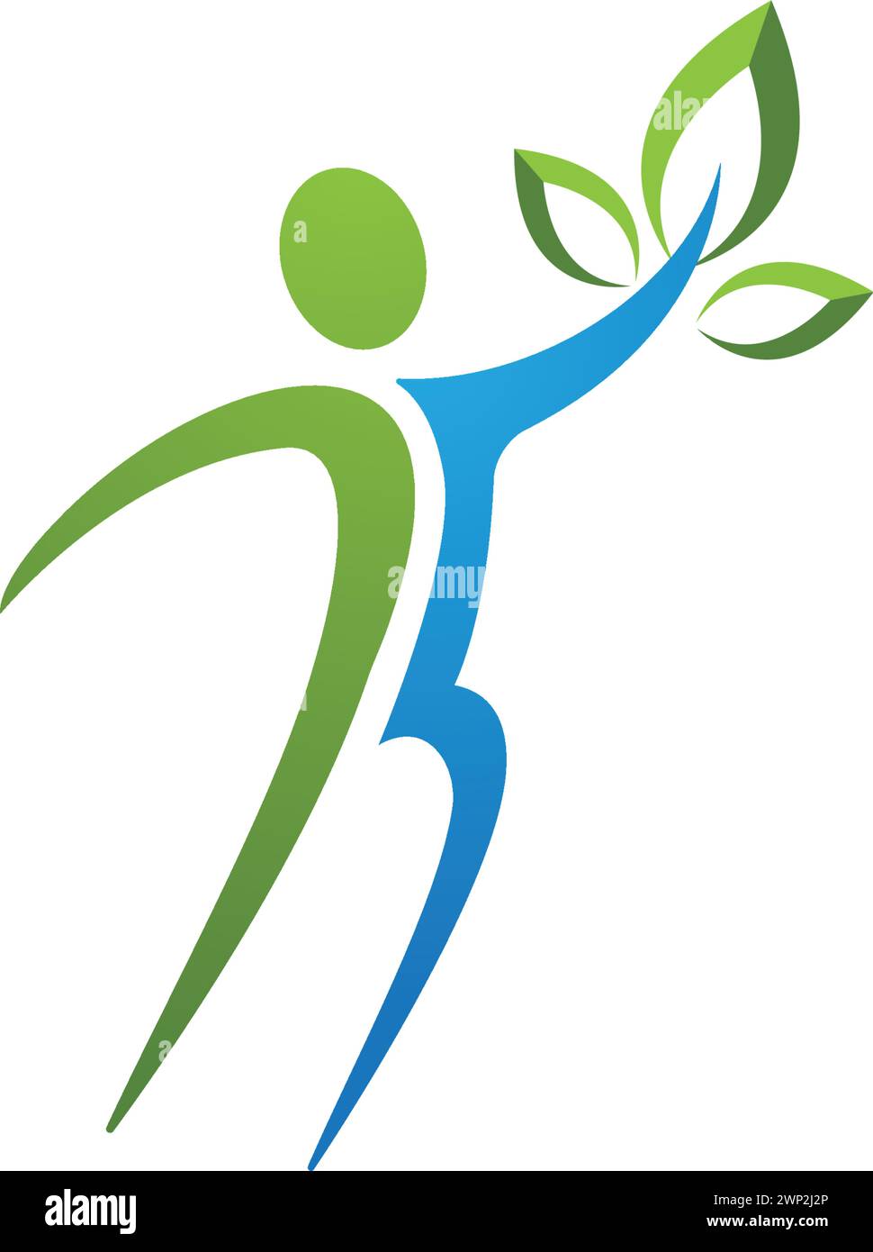 Human character logo sign Health care logo sign. Nature logo sign ...