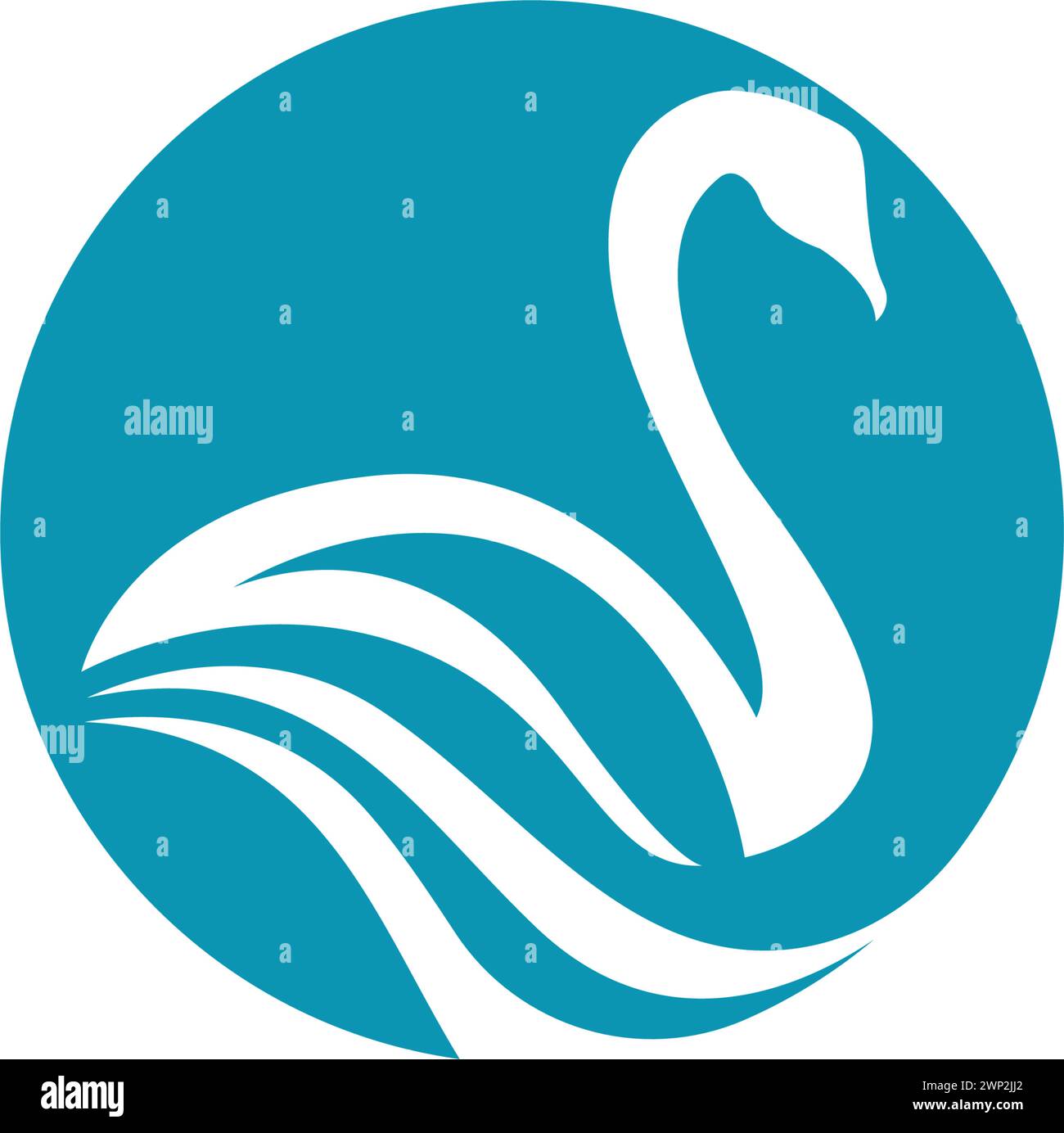 Blue Swan Logo Swan Logo Cut Out Stock Images & Pictures Alamy