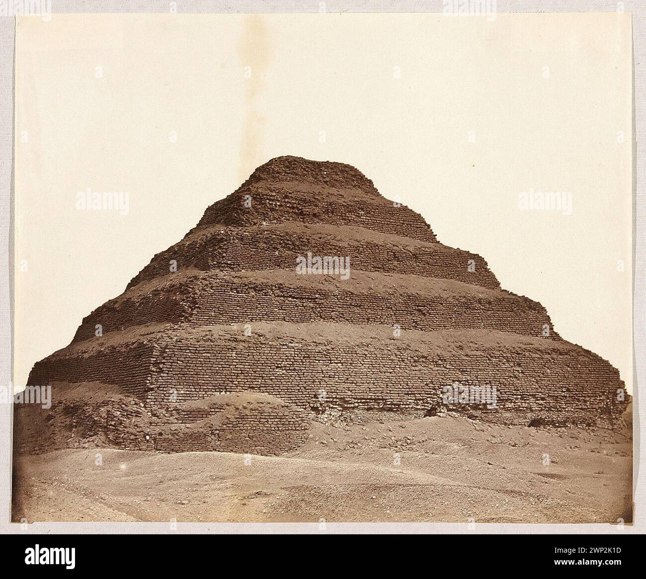 Egypt. Sakkara. Step Pyramid D Eser; Robertson, James (1813-1888 ...