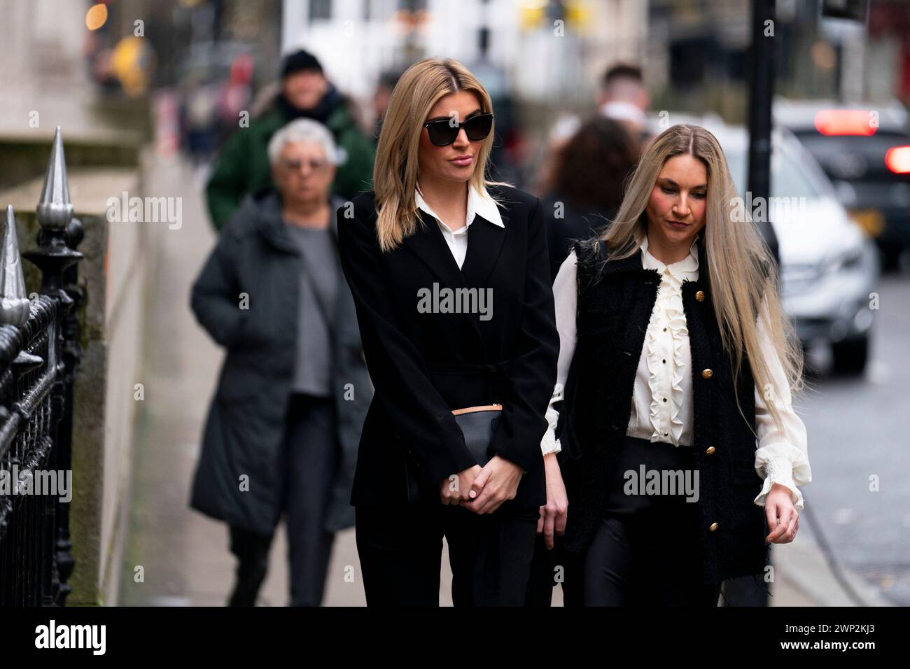 Chloe Othen, (centre) outside the nightingale crown court at the Grand ...