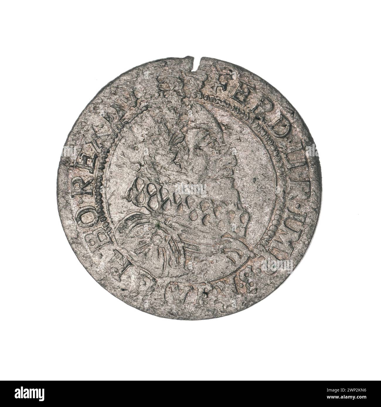 6 Krajcars; Ferdinand II (Roman-German emperor; 1619-1637), Kirchner ...