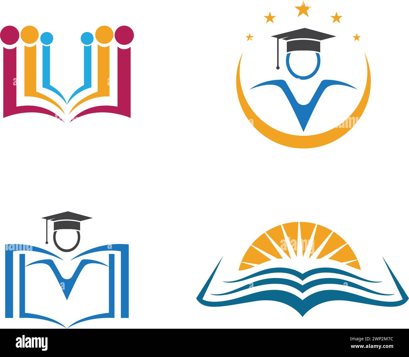 Education Logo Template vector illustration design Stock Vector Image ...