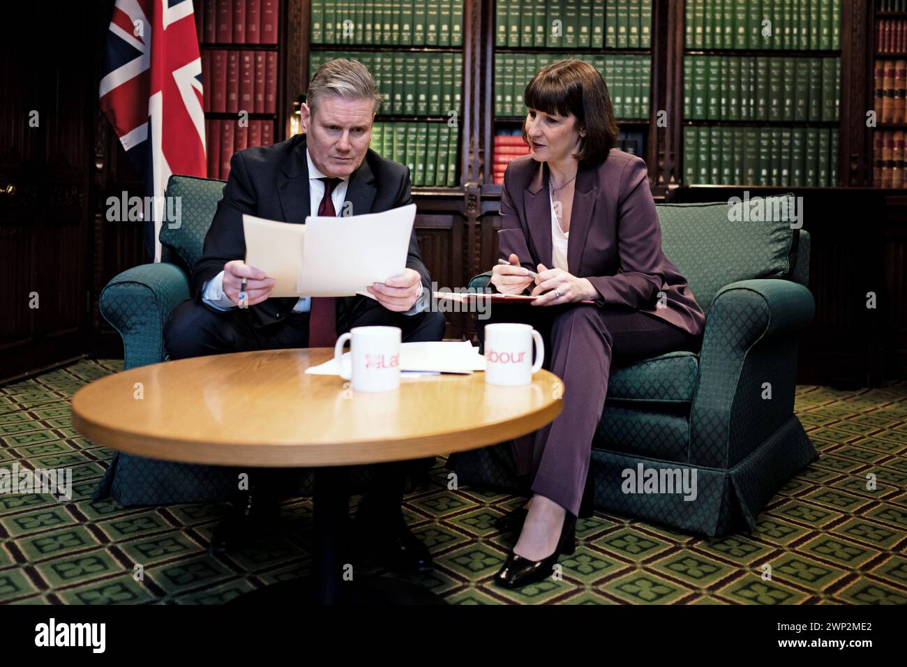 Labour leader Sir Keir Starmer and shadow chancellor Rachel Reeves ...