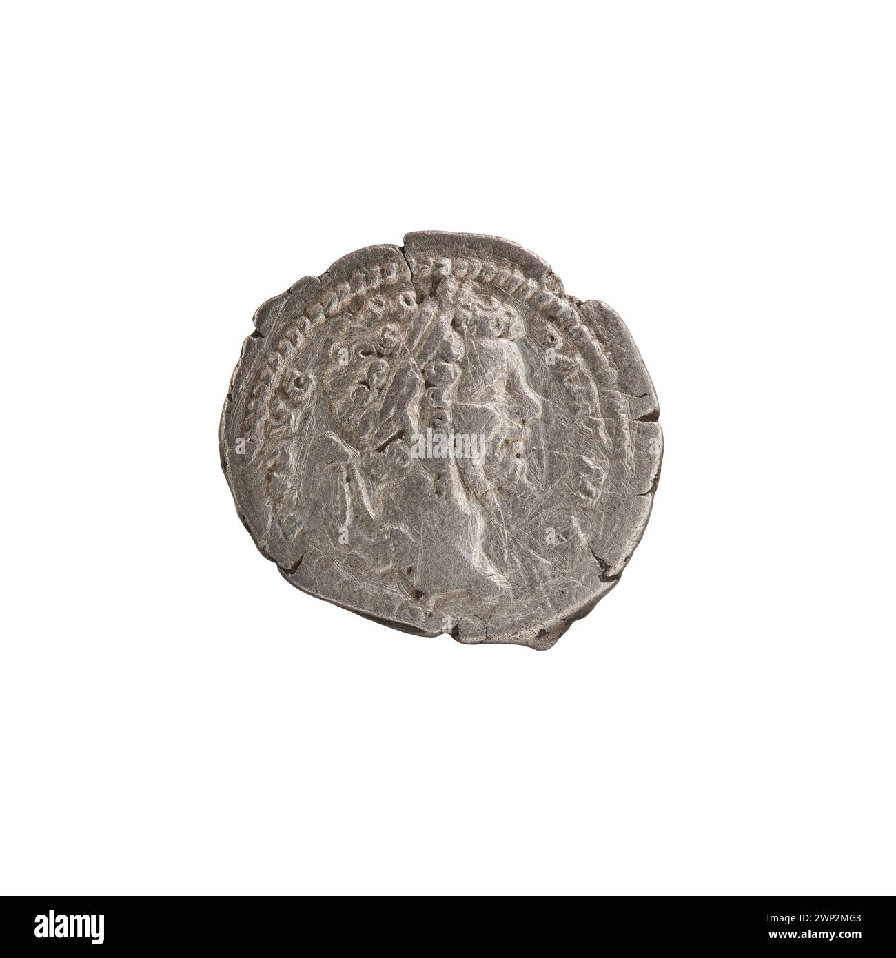 This denarius coin from 200-201 AD shows Roman Emperor Caracalla’s ...