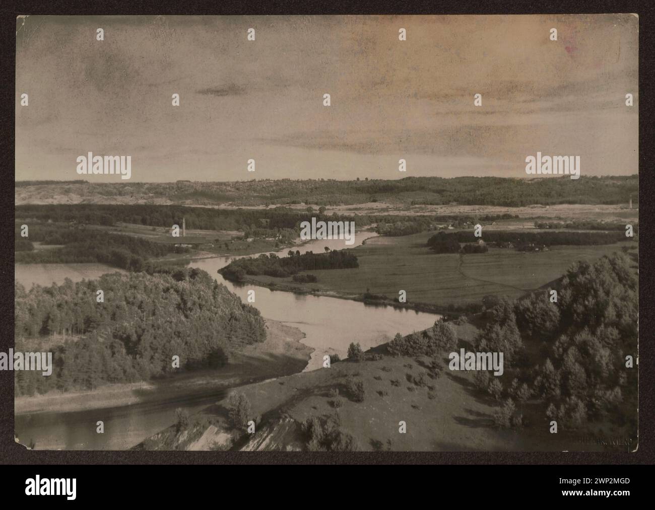 Depiction of Ponary and Wilja near Vilnius, refreshed circa 1931 by Jan ...