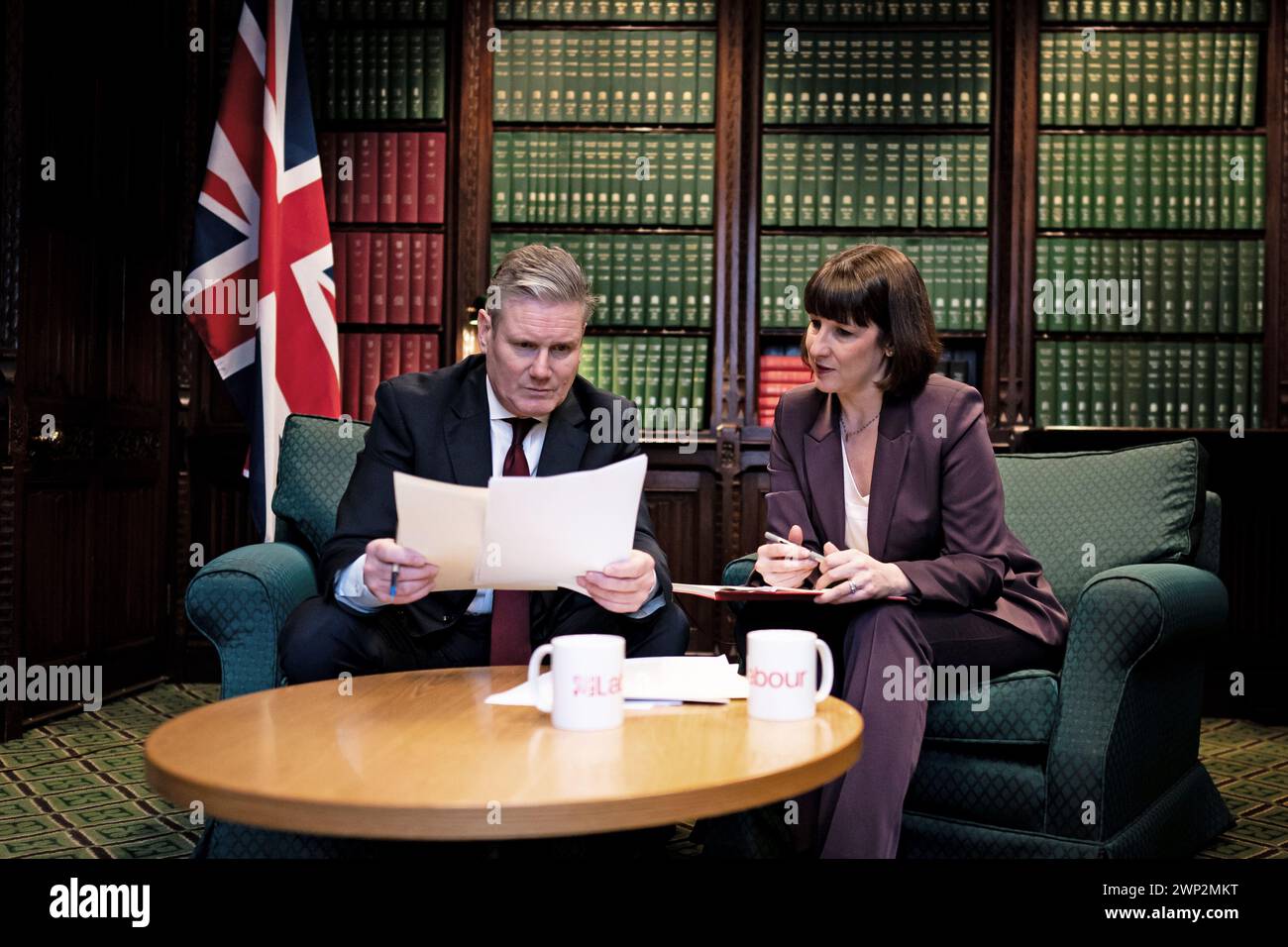 Labour leader Sir Keir Starmer and shadow chancellor Rachel Reeves ...