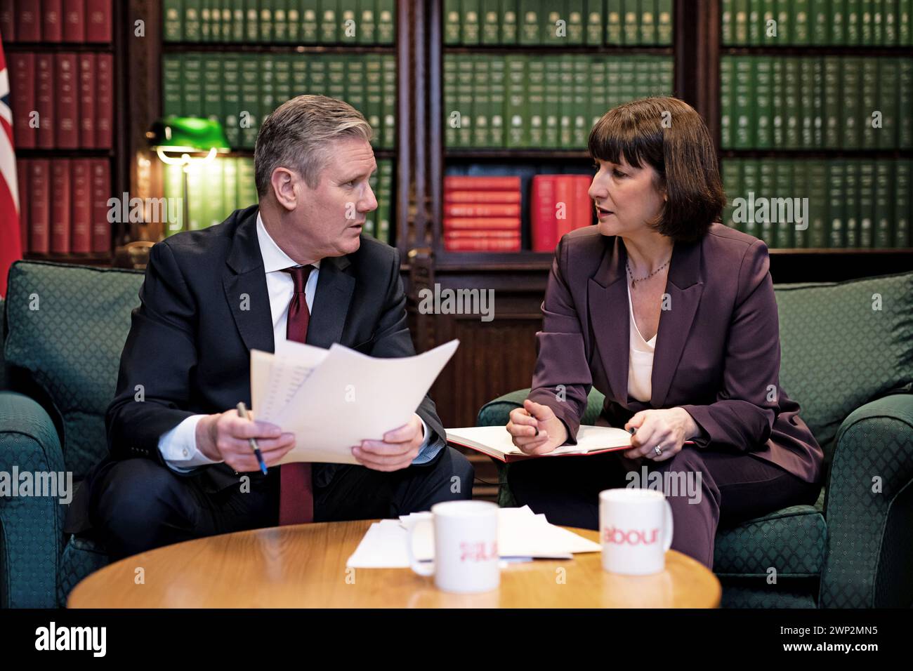 Labour leader Sir Keir Starmer and shadow chancellor Rachel Reeves ...