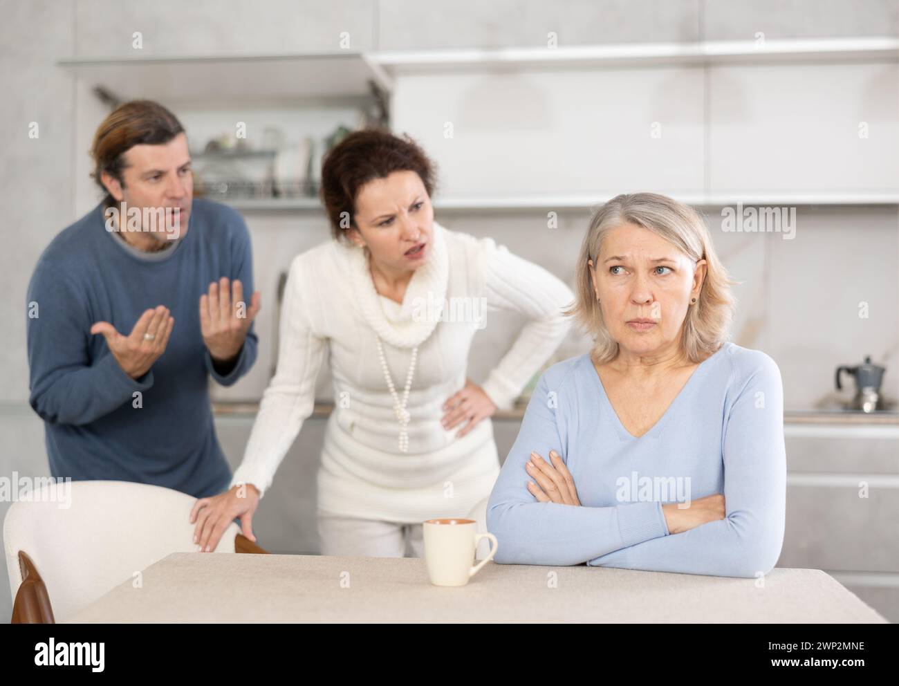 Elderly children unhappy hi-res stock photography and images - Alamy