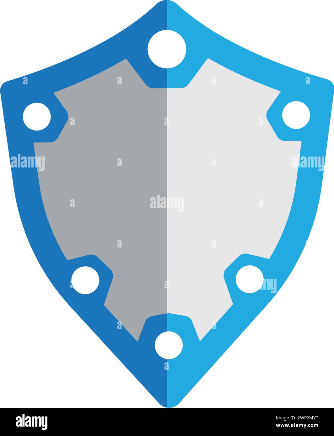 Shield symbol logo template vector illustration Stock Vector Image ...