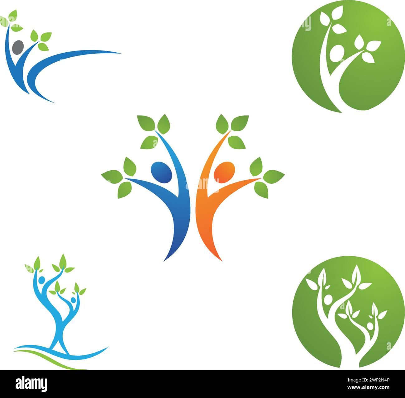 family tree logo template vector illustration Stock Vector Image & Art ...
