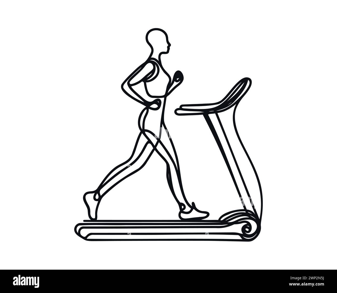 Female runs Stock Vector Images - Alamy