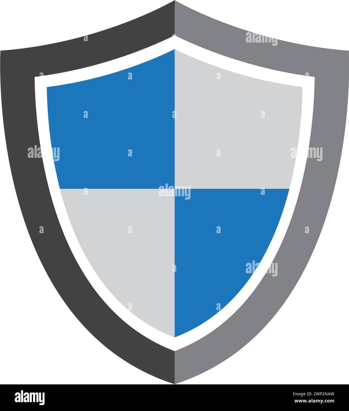 Shield symbol logo template vector illustration Stock Vector Image ...