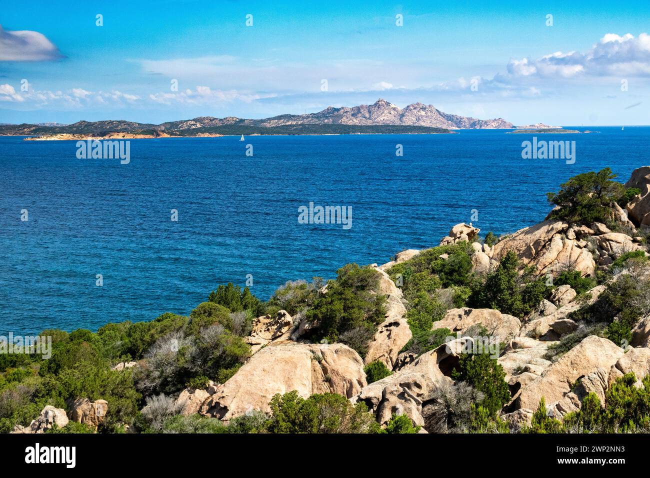 Colourful View of the Rugged Coastline and Eroded Rocks of Northern ...