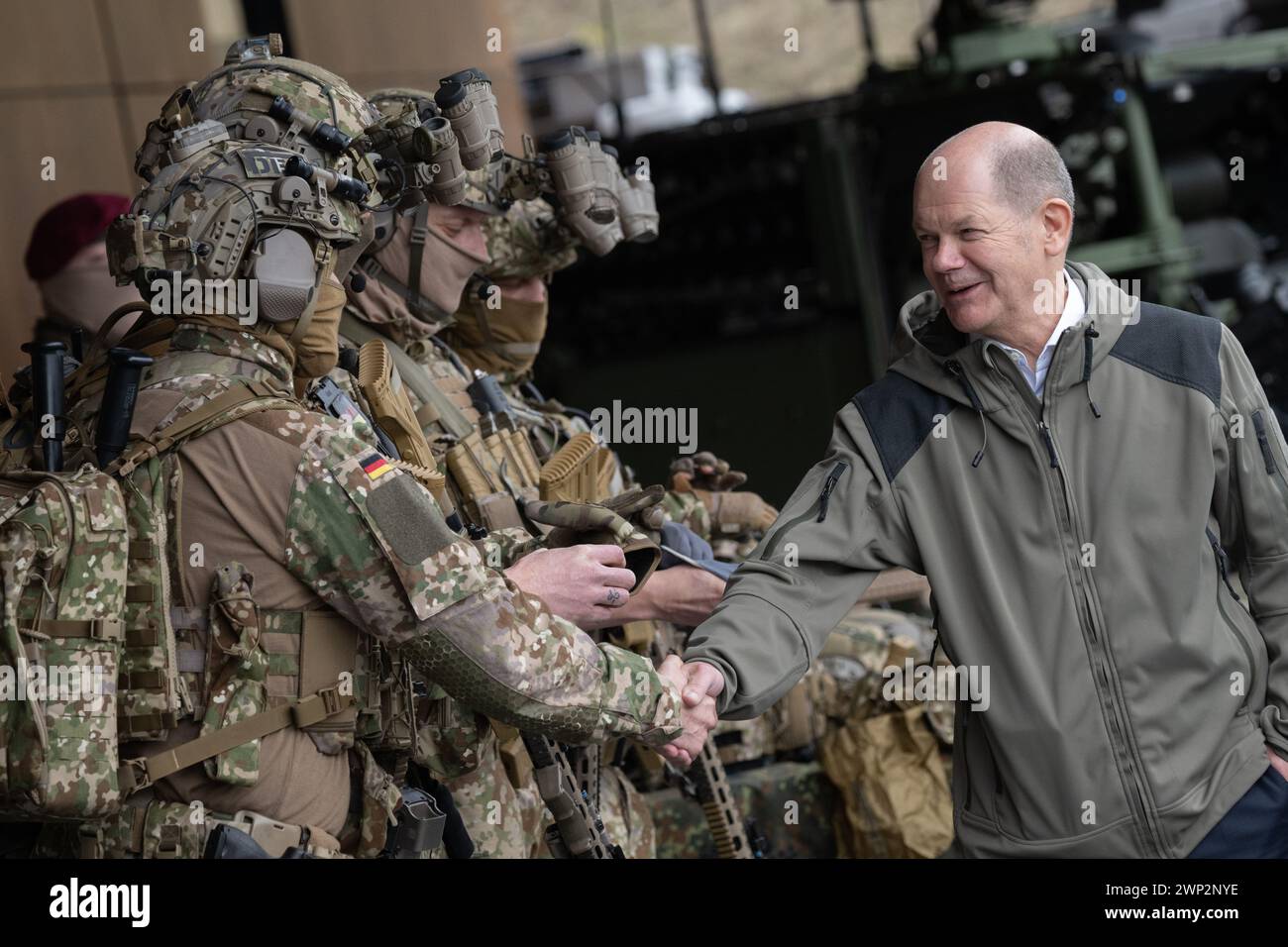 Calw, Germany. 05th Mar, 2024. Federal Chancellor Olaf Scholz (SPD ...
