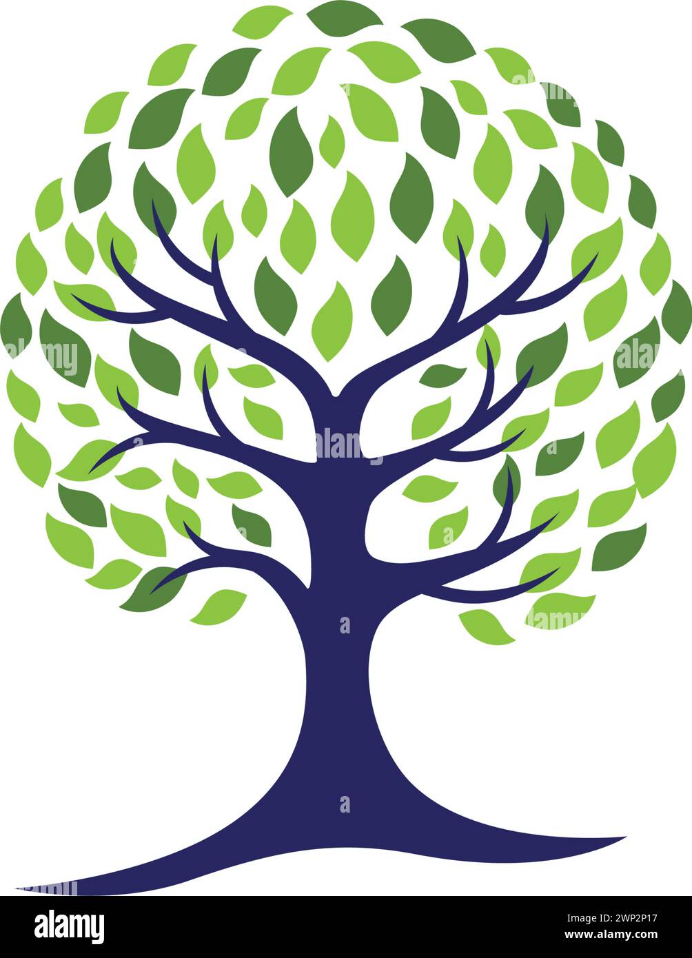 family tree logo template vector illustration Stock Vector Image & Art ...