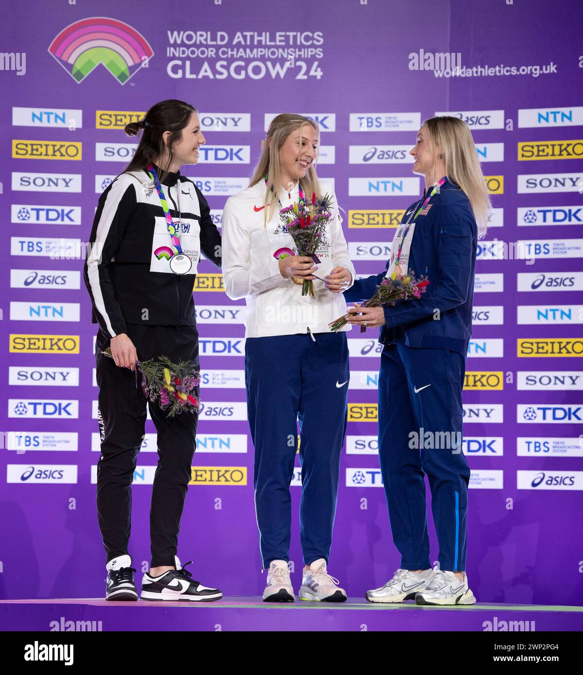 Eliza McCartney (New Zealand Silver), Molly Caudery (Great Britain Gold ...