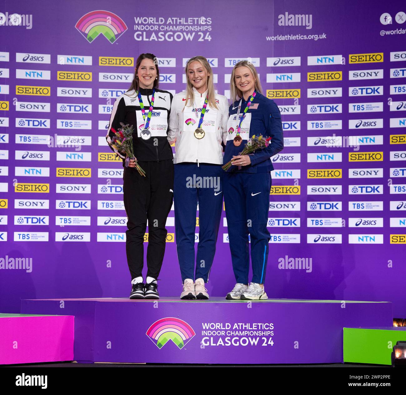 Eliza McCartney (New Zealand Silver), Molly Caudery (Great Britain Gold ...