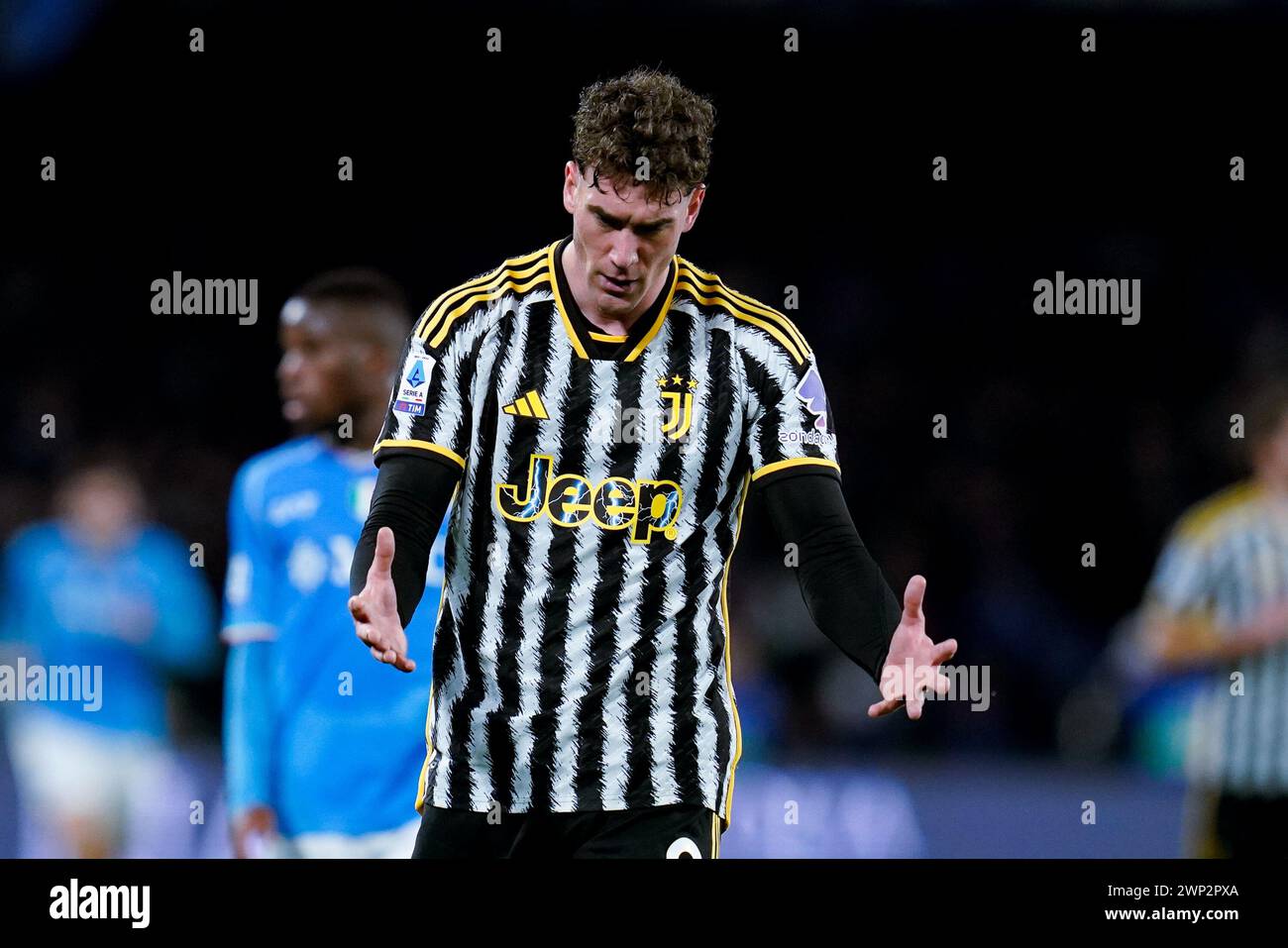 Dusan Vlahovic Of Juventus Fc Looks Dejected During The Serie A Tim