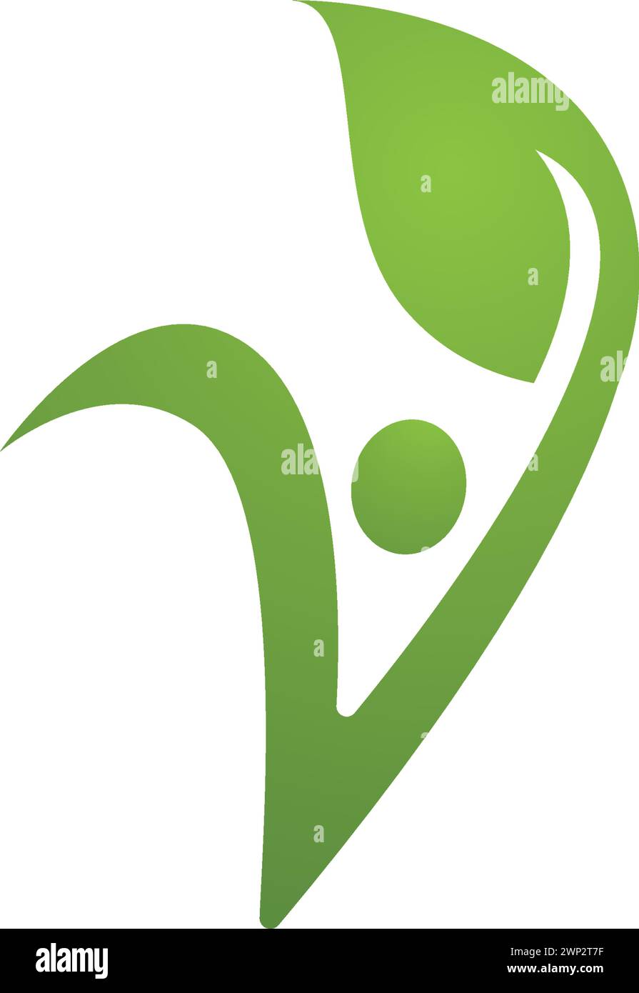 Human character logo sign Health care logo sign. Nature logo sign ...