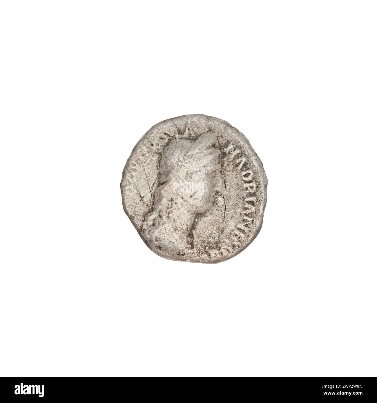 denarius; Sabina (83-137; Roman Empress 117-137), Hadrian (76-138 ...