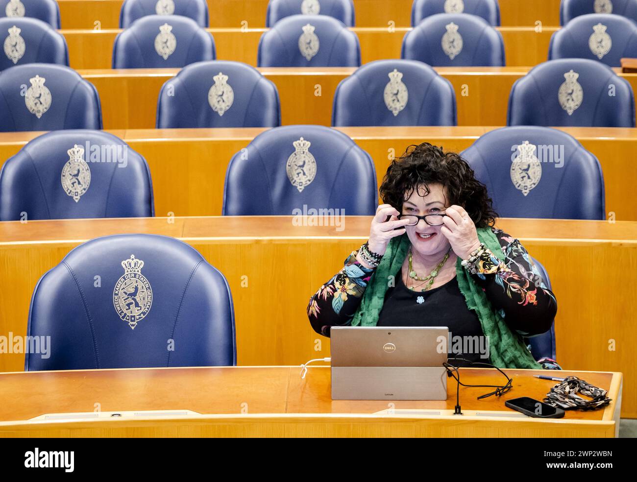 THE HAGUE - Caroline van der Plas (BBB) prior to the weekly question ...