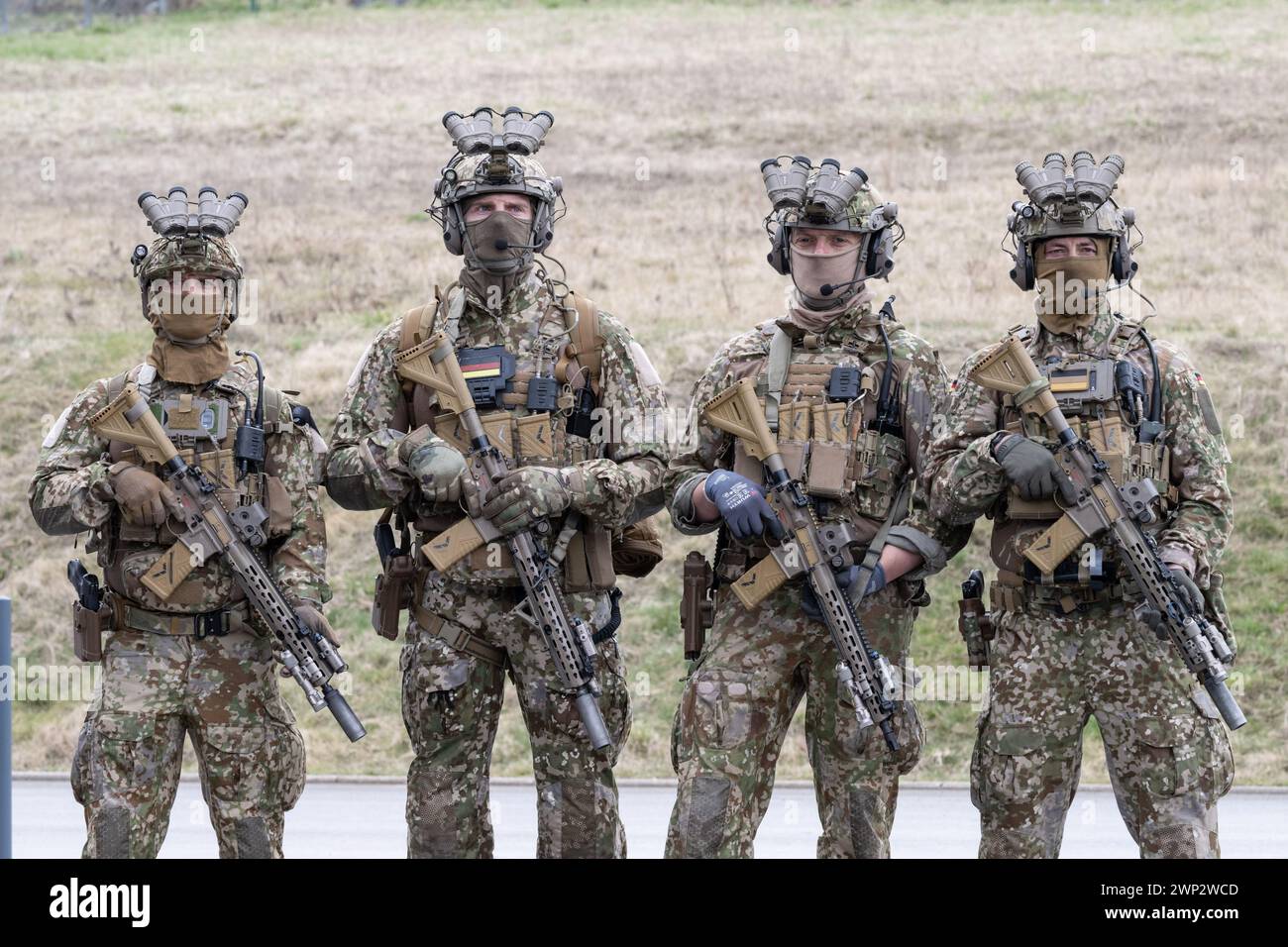 Calw, Germany. 05th Mar, 2024. Members of the Special Forces Command ...