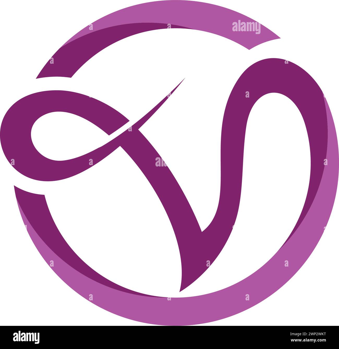 Letter fashion beauty business Stock Vector Images - Alamy