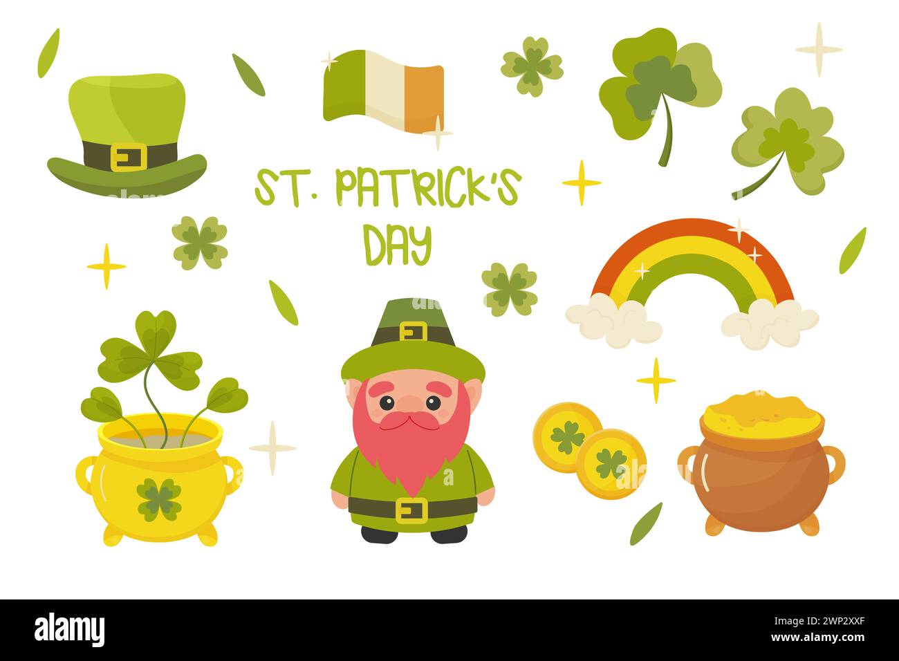 Leprechaun pot of gold hi-res stock photography and images - Alamy