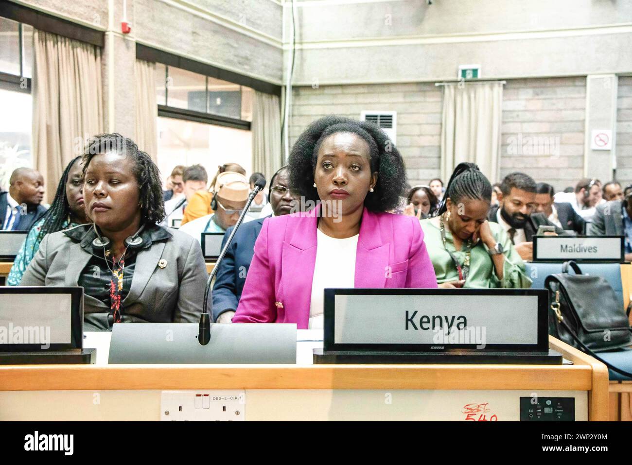 Nairobi, Kenya. 1st Mar, 2024. Kenya's Minister of Environment, Climate ...