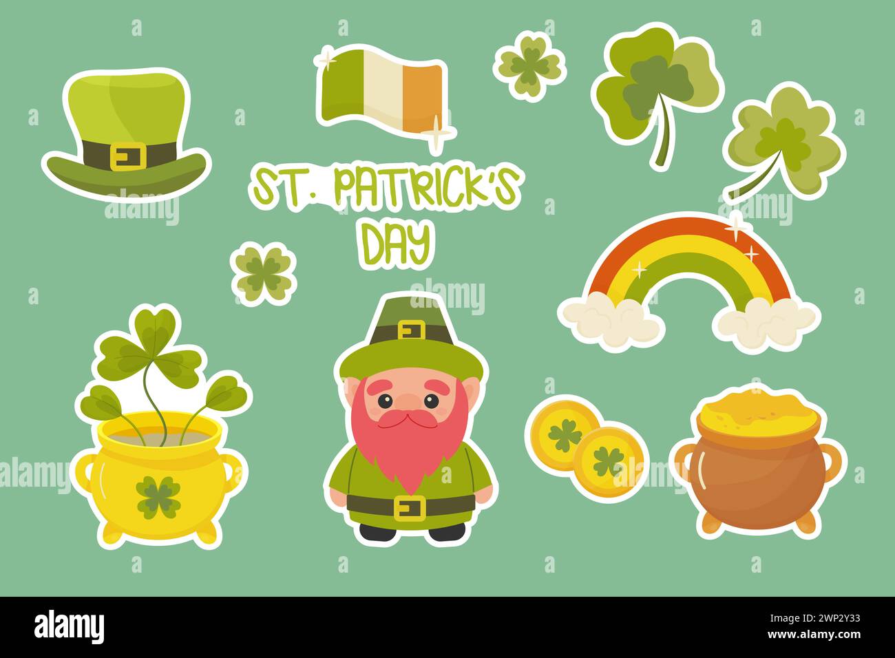 Leprechaun pot of gold hi-res stock photography and images - Alamy