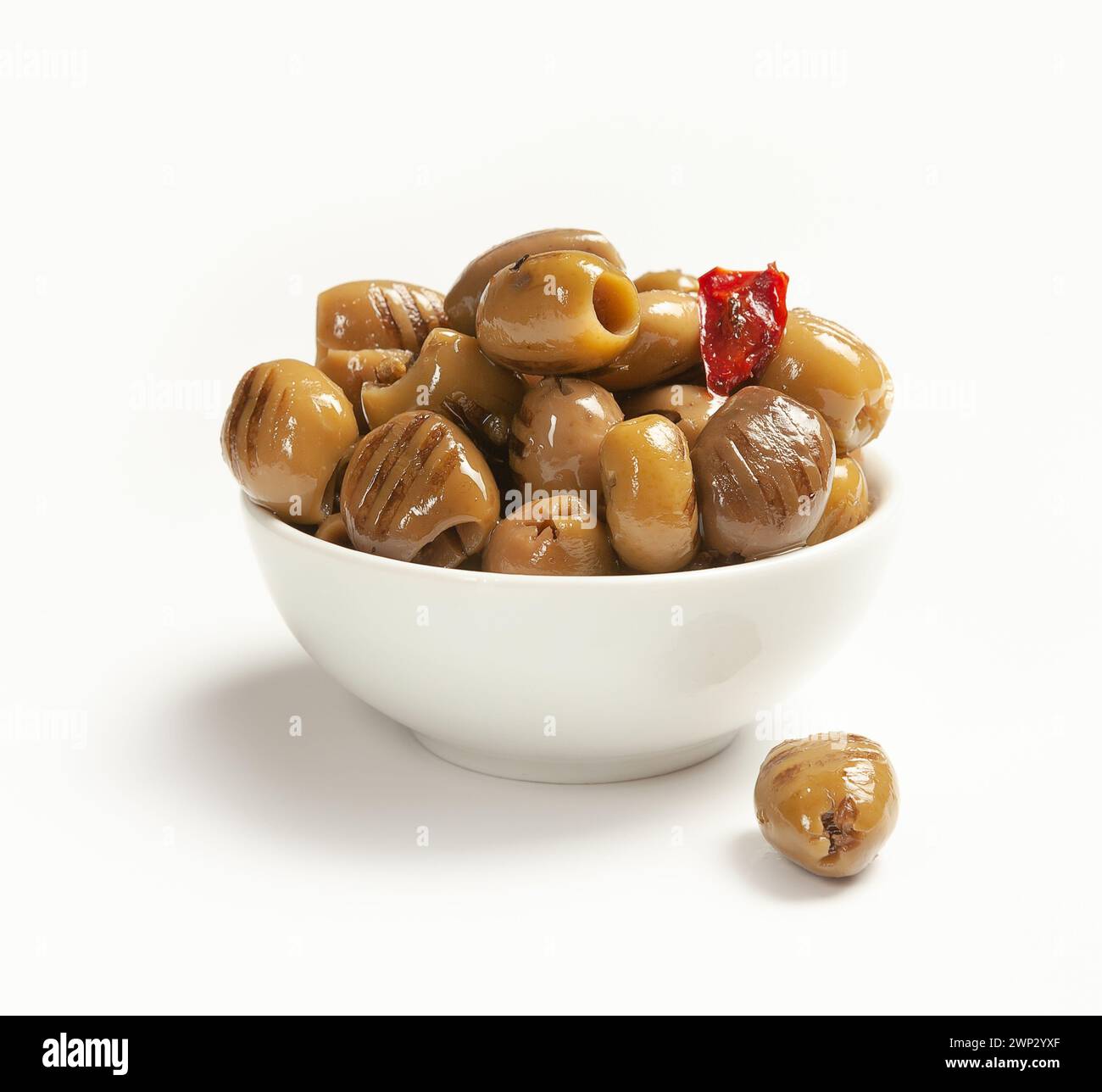 Fried in olive oil Cut Out Stock Images & Pictures - Alamy