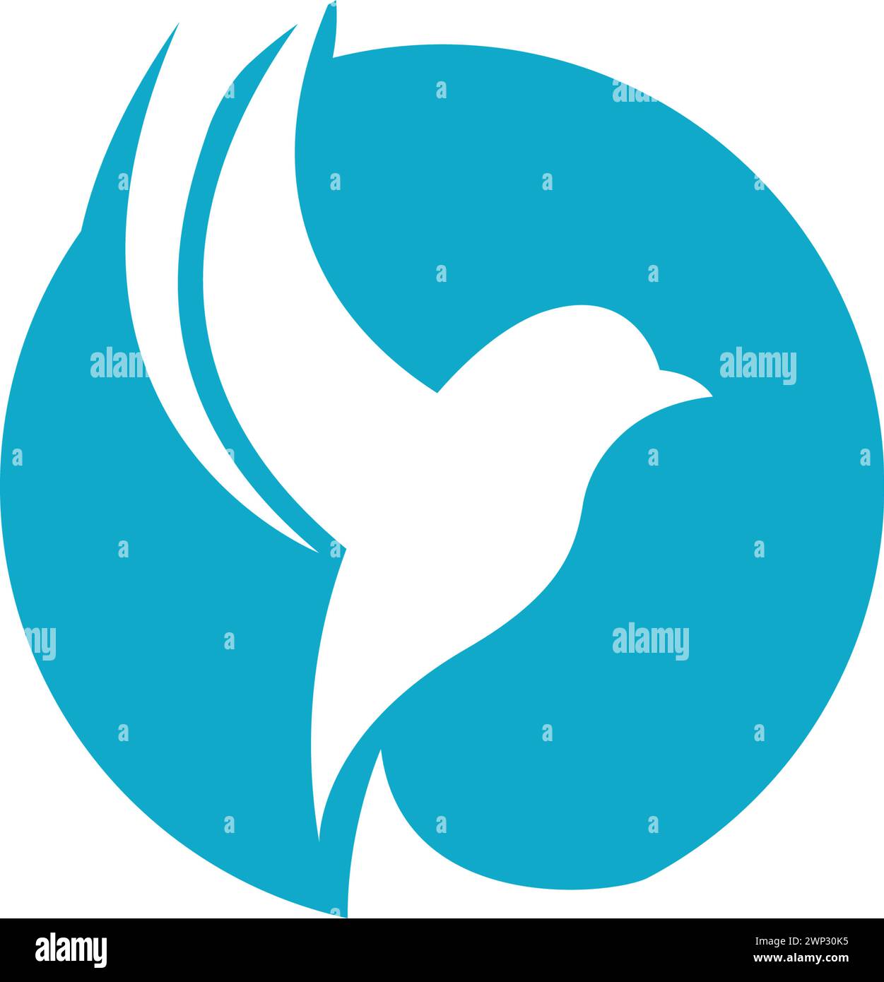 Bird wing Dove Logo Template vector illustration Stock Vector Image ...