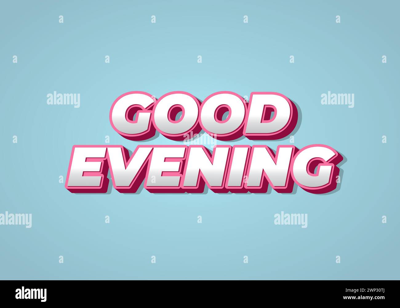 Cartoon type 3d text effect hi-res stock photography and images - Alamy