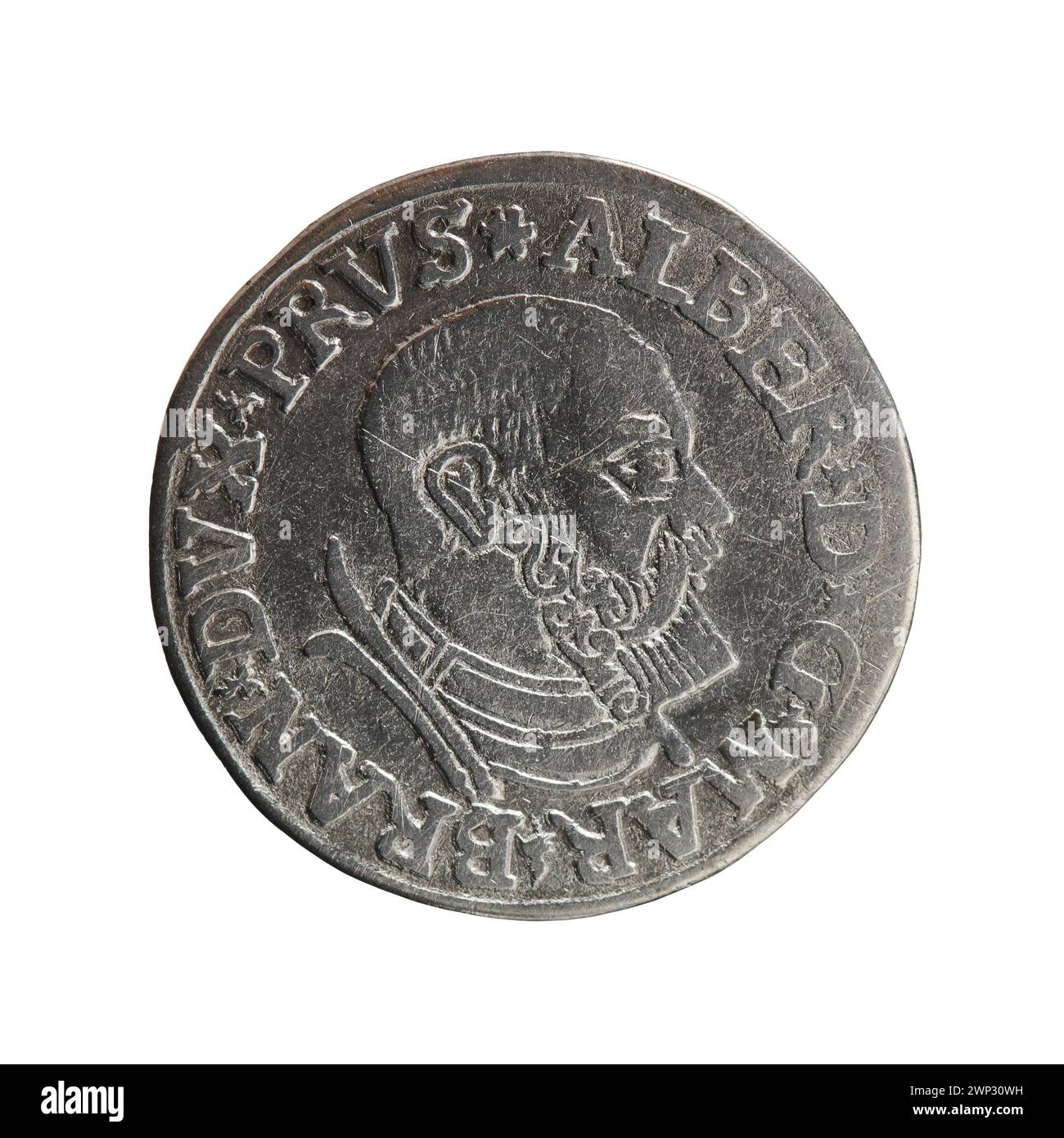Trojak coin issued in 1537 by Jost Ludwik Decjusz with Vogelwaider and ...